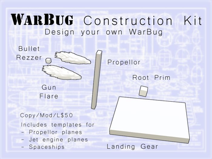 Second Life Marketplace - WarBug Construction Kit